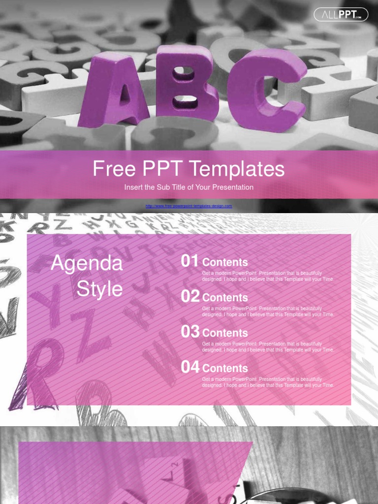 ABC Alphabet Blocks PowerPoint Templates | Download Free PDF ...