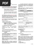 1st Exam Reviewer Rule 110-113, 126 | PDF | Prosecutor | Lawsuit