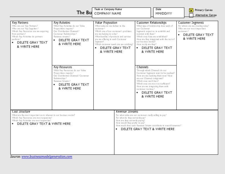 Bmc Editable Tpl | Business Model | Supply Chain | Free 30-day Trial ...