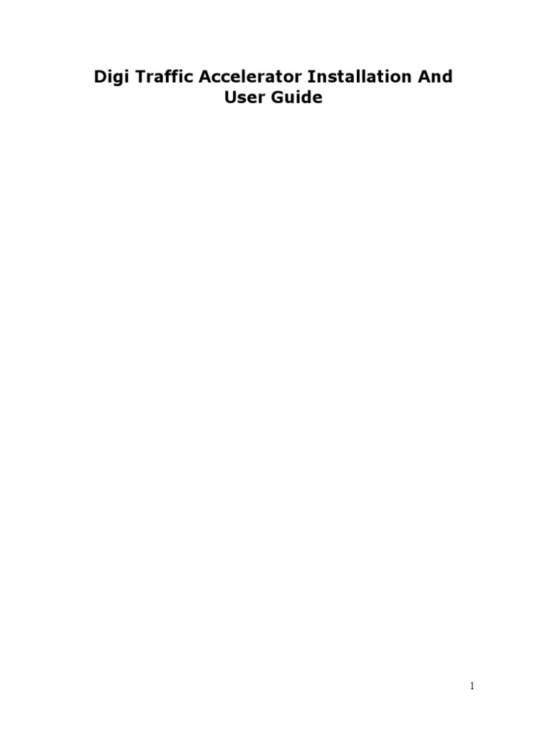 Digi Traffic Accelerator Manual | PDF | Proxy Server | Search Engine ...