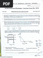 Structural Dynamics and Earthquake Engineering - Lecture Notes, Study ...