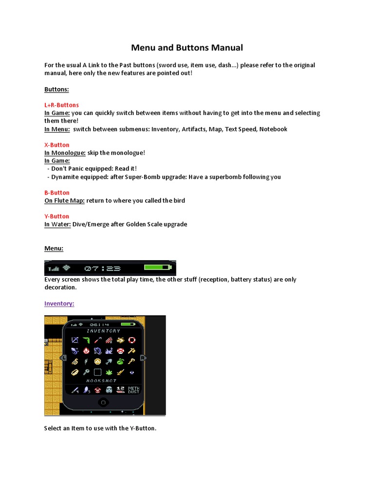 The Multi-Function Button and Menu Guide | PDF | Leisure | Sports