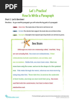 Writing Two-Paragraph Examples | PDF | Paragraph