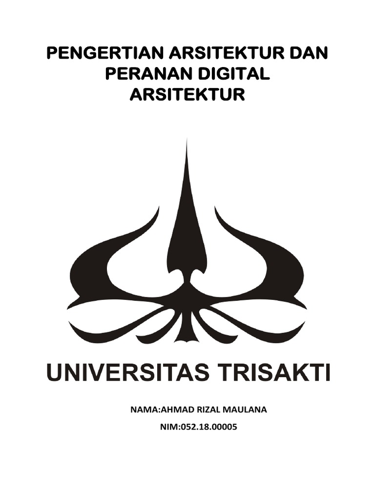 Pengertian Arsitektur Dan Peranan Digital Arsitektur Pdf