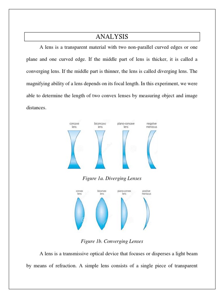 Experiment 12 Thin Lenses | PDF | Lens (Optics) | Natural Philosophy