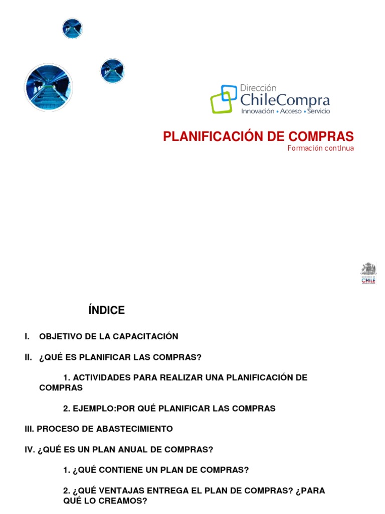 Plan de Compras 2 | PDF | Planificación | Economias