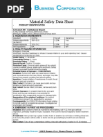 MSDS DR - DR - Disinfectant Multi Enzyme Detergent1 | PDF | Dangerous ...