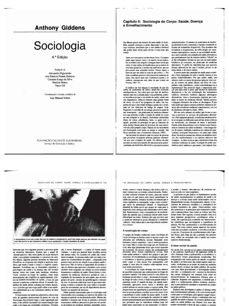 Sociologia: Anthony Giddens | Sociologia | Humano