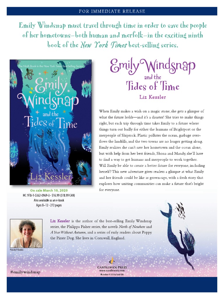 Emily Windsnap and the Tides of Time Press Release