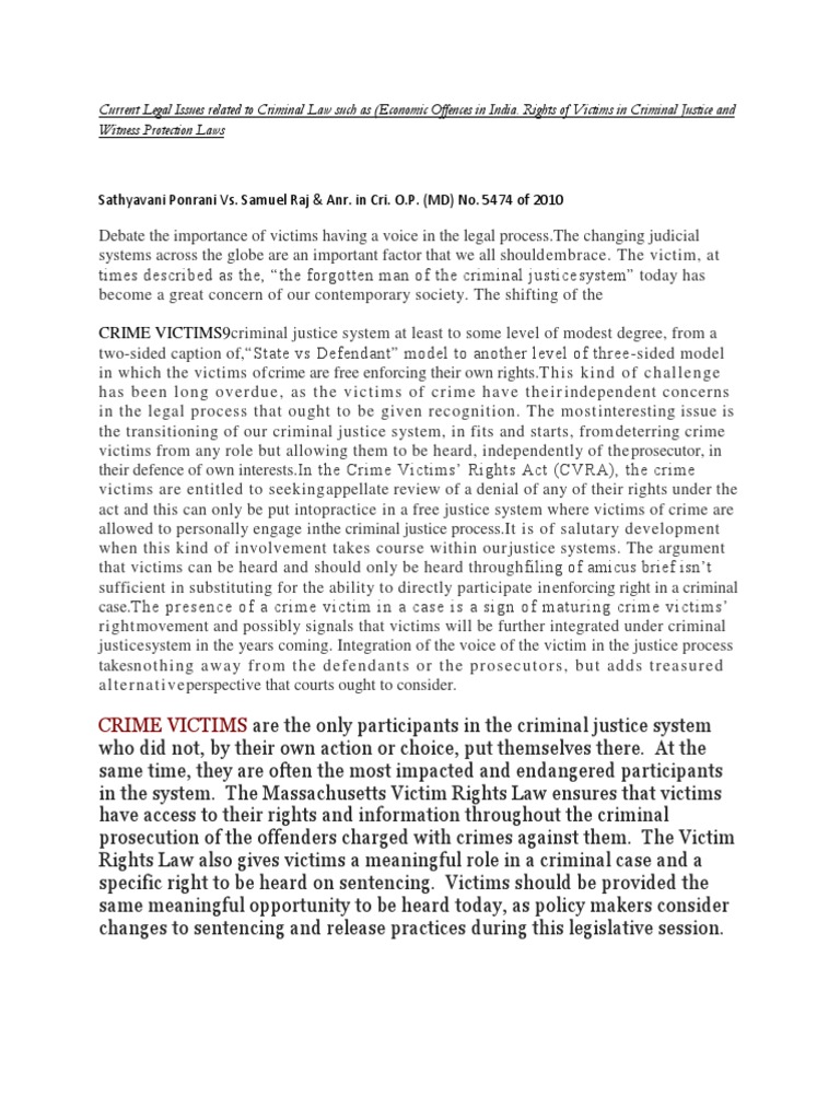 Criminal Law Debate | PDF | Victimology | Crime & Violence