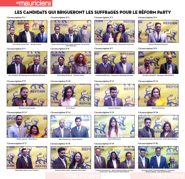 Reform Party Candidates for 2024 Elections | PDF