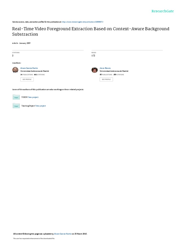 Image Processing Paper Pdf Image Segmentation Areas Of Computer