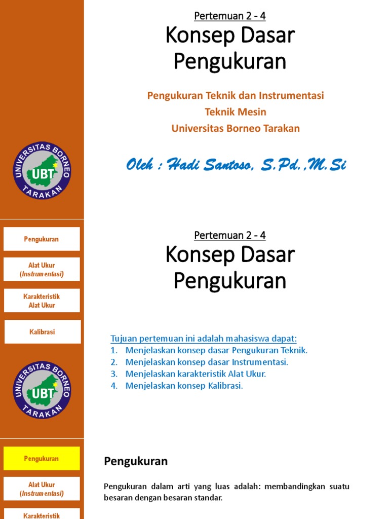 Dasar Pengukuran Teknik dan Instrumentasi | PDF