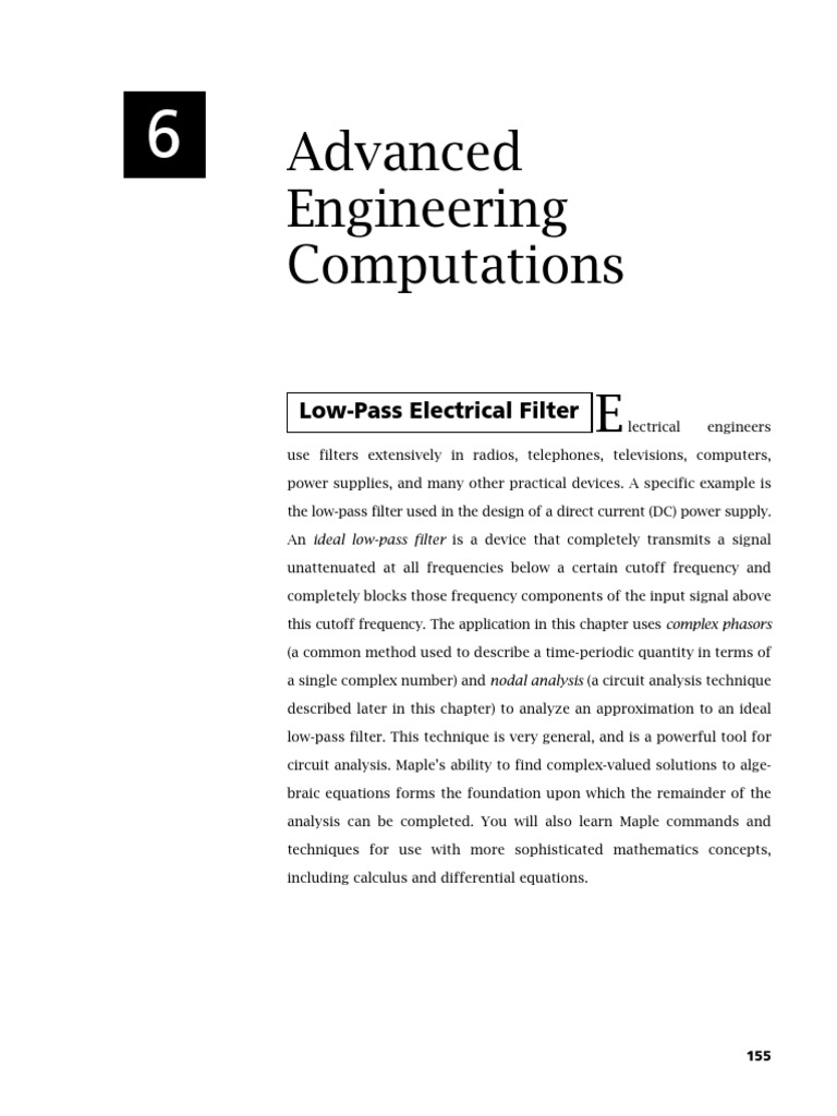 Advanced Engineering Computation | PDF | Electrical Impedance | Low ...