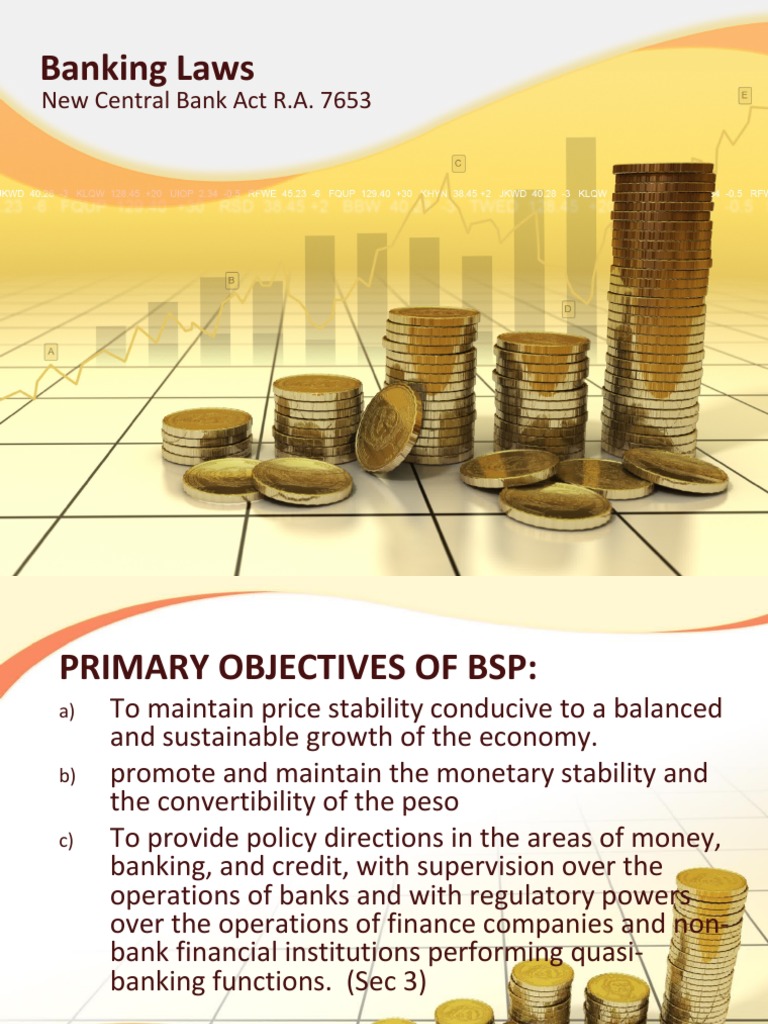 BSP Banking Law | Download Free PDF | Legal Tender | Banks