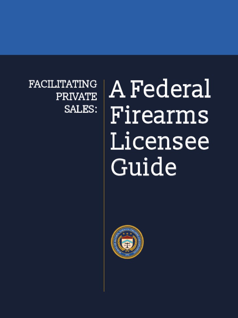FFL Guide | PDF | National Instant Criminal Background Check System ...
