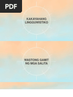 Wastong Gamit NG Gitling | PDF