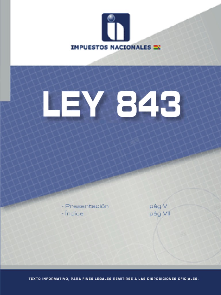 Ley 843 | PDF | Impuestos | Bancos