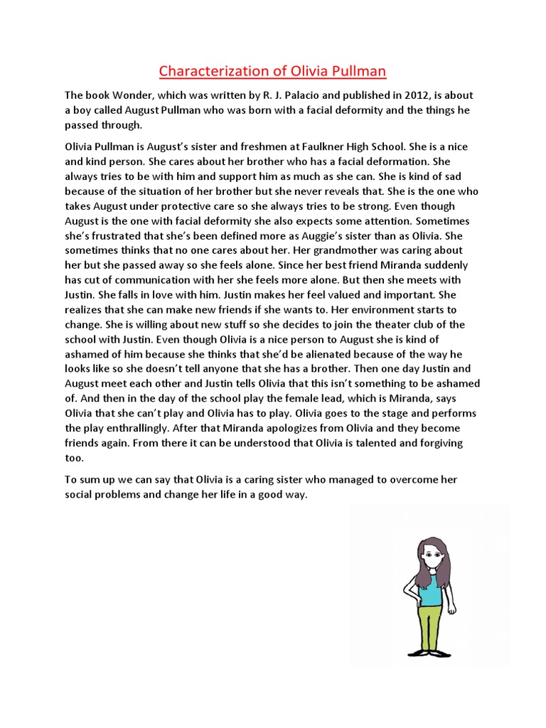 Characterization of Olivia Pullman - Wonder | PDF