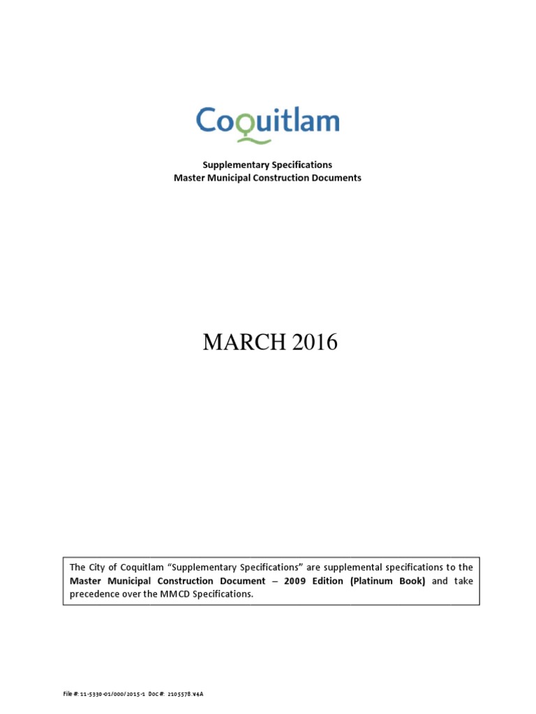 CoQ MMCD | PDF | Traffic | Road Surface