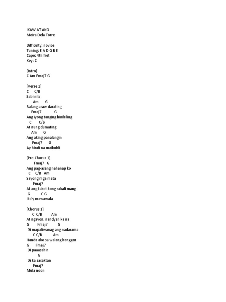 Ikaw at Ako | PDF