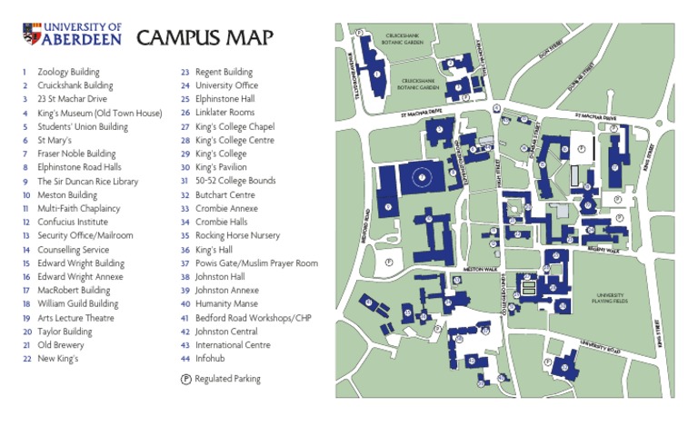 Old Aberdeen Campus Map | PDF