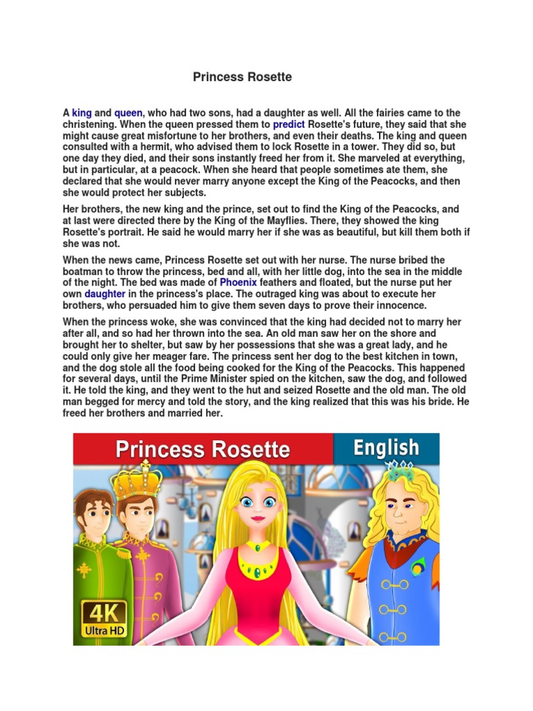 Princess Rosette: A Fairy Tale Adventure | PDF