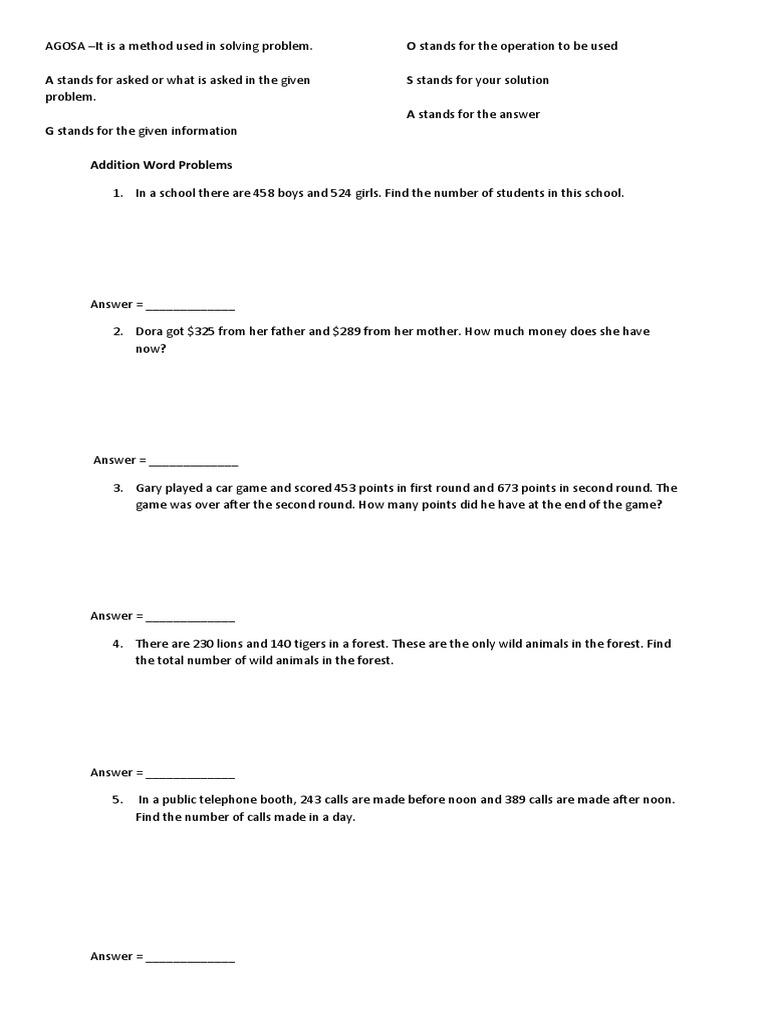 Agosa Operation | PDF | Career & Growth