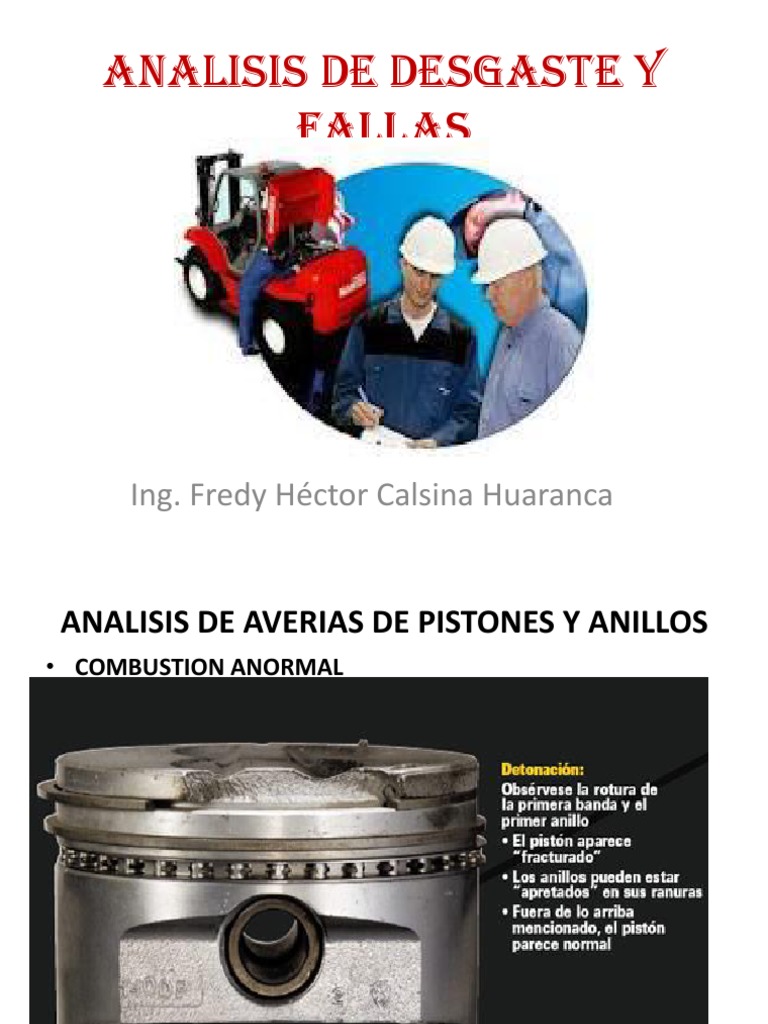 Analisis de Falla de Pistones | PDF | Pistón | Combustión