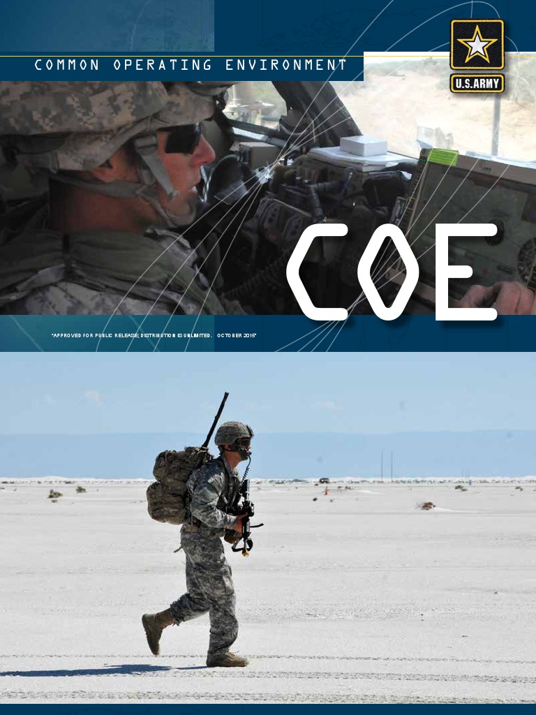 Army's Common Operating Environment | PDF | Android (Operating System ...