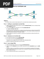 Como Configurar Un Servidor Web en Packet Tracer | PDF