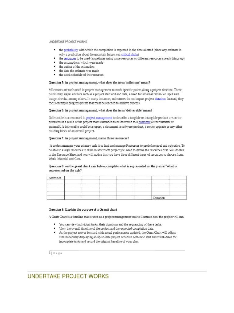 Undertake Project Works | PDF