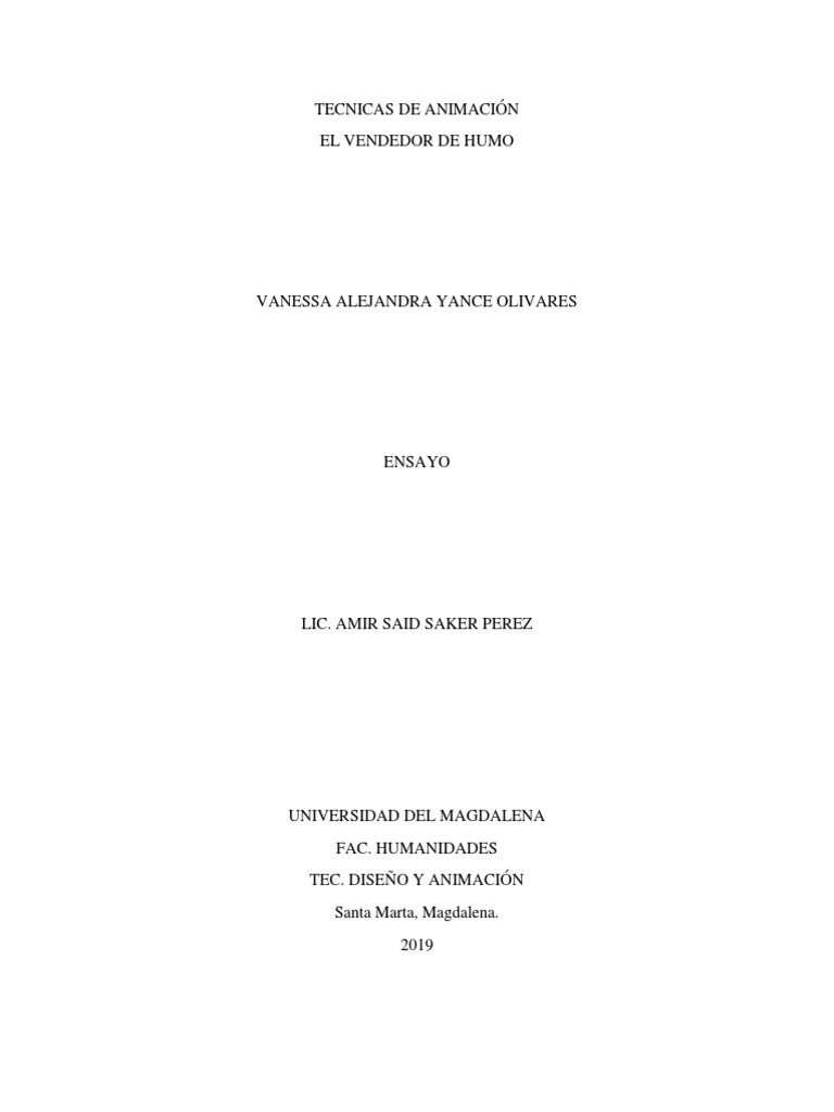 Análisis de "El Vendedor de Humo" | PDF