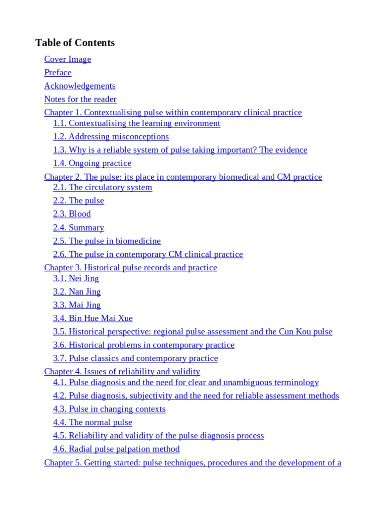 Sean Walsh, Emma King - Pulse Diagnosis - A Clinical Guide, 1e ...