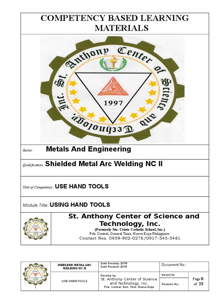 CBLM Common 3 Perform Industry Calculation | PDF | Screw | Tools