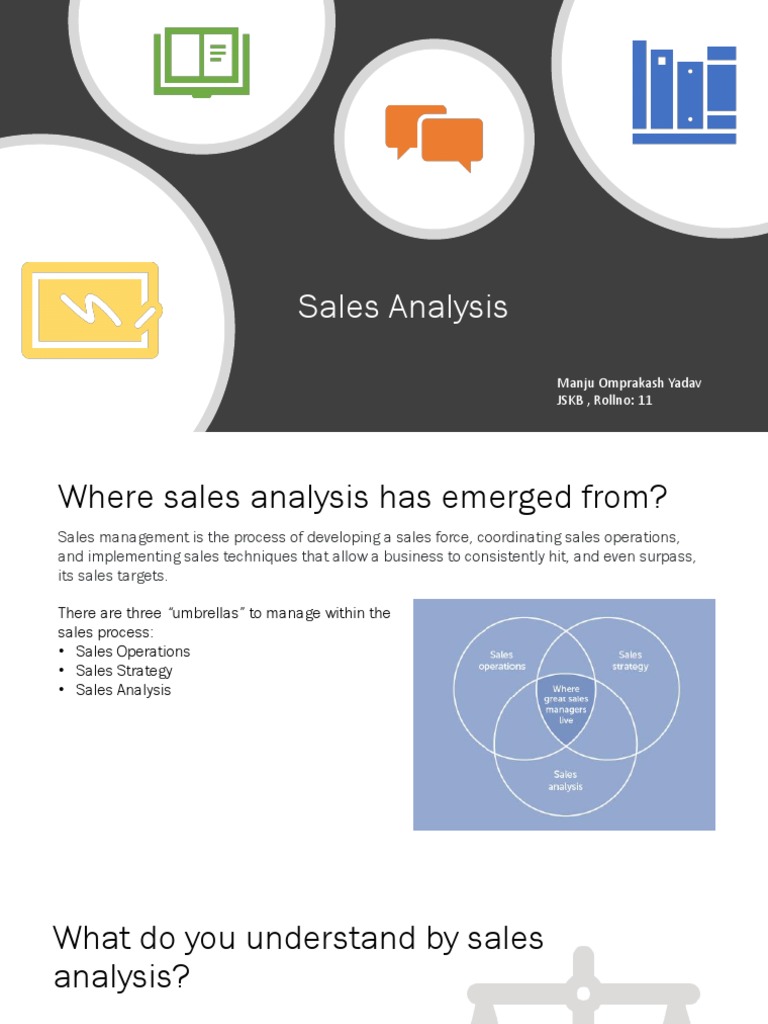 Sales Analysis Manju Omprakash Yadav Jskb Rollno 11 Pdf Sales