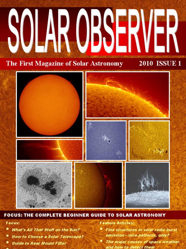 Solar Observer 1 | PDF | Corona | Solar Flare