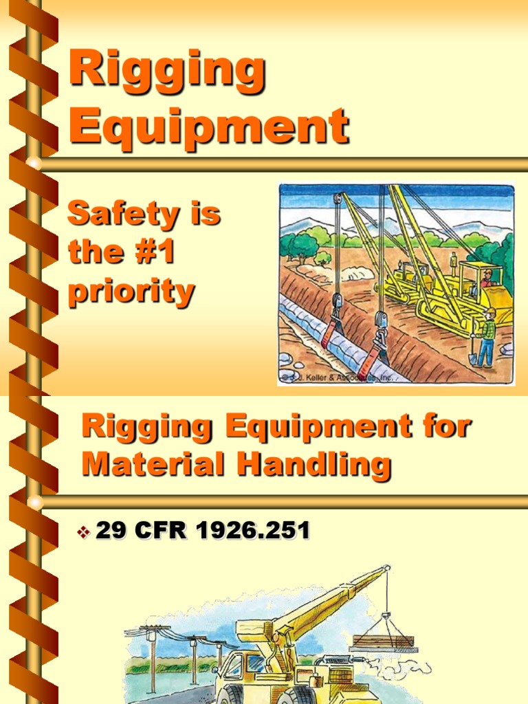 Rigging Equipment Safety Guidelines | PDF | Rope | Manufactured Goods
