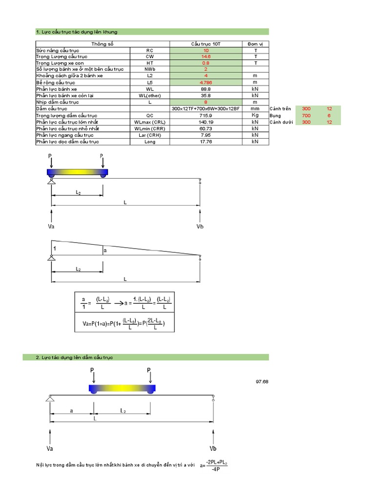Crane Calculation | PDF
