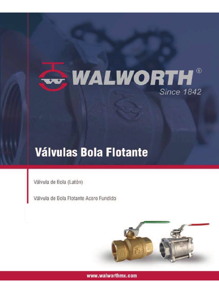 Válvulas Walworth: Calidad y Variedad | PDF | Acero | Materiales de ...