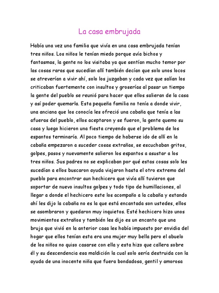 La Casa Embrujada | PDF