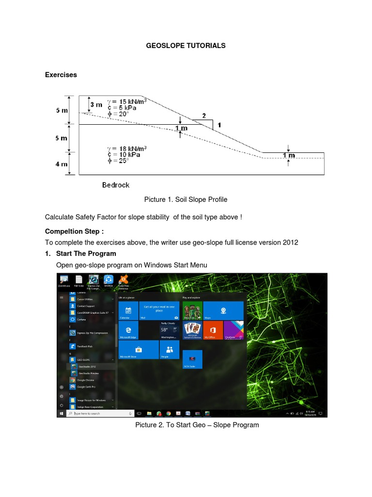 Geoslope Tutorials | PDF | Icon (Computing) | Soil