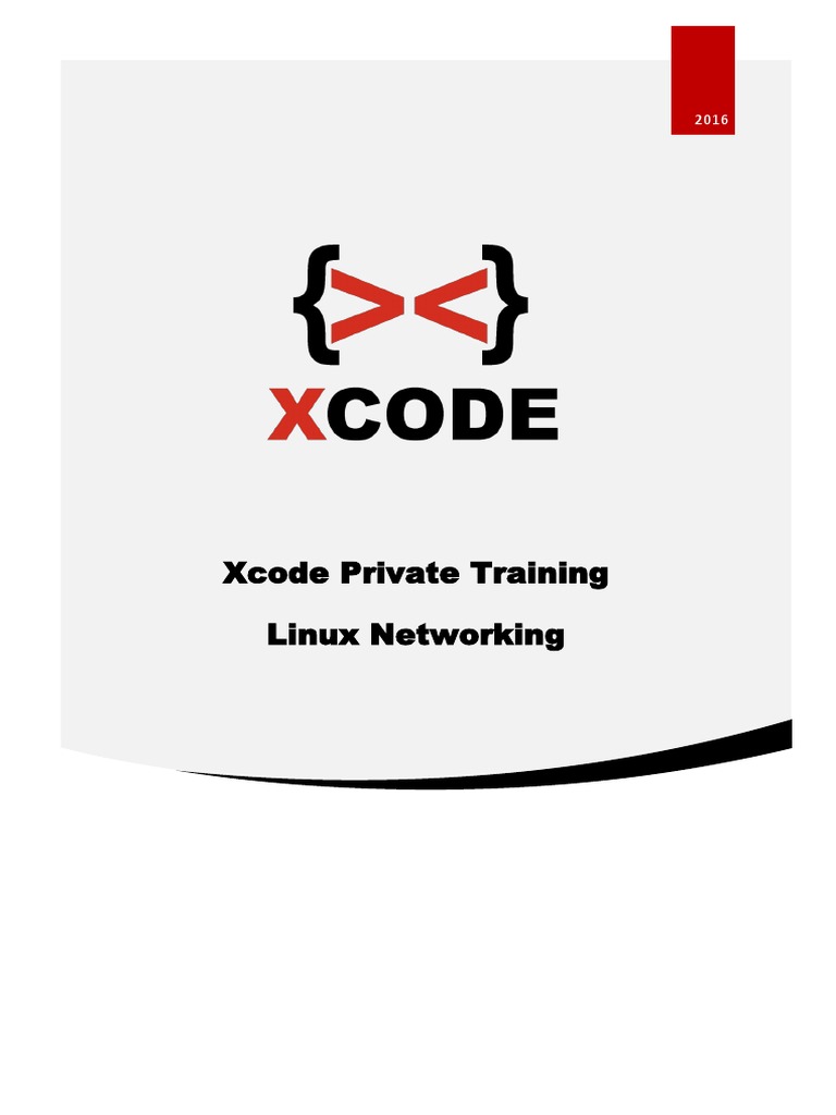 Xcode Private Training Linux Networking Pdf Proxy Server Internet 0187
