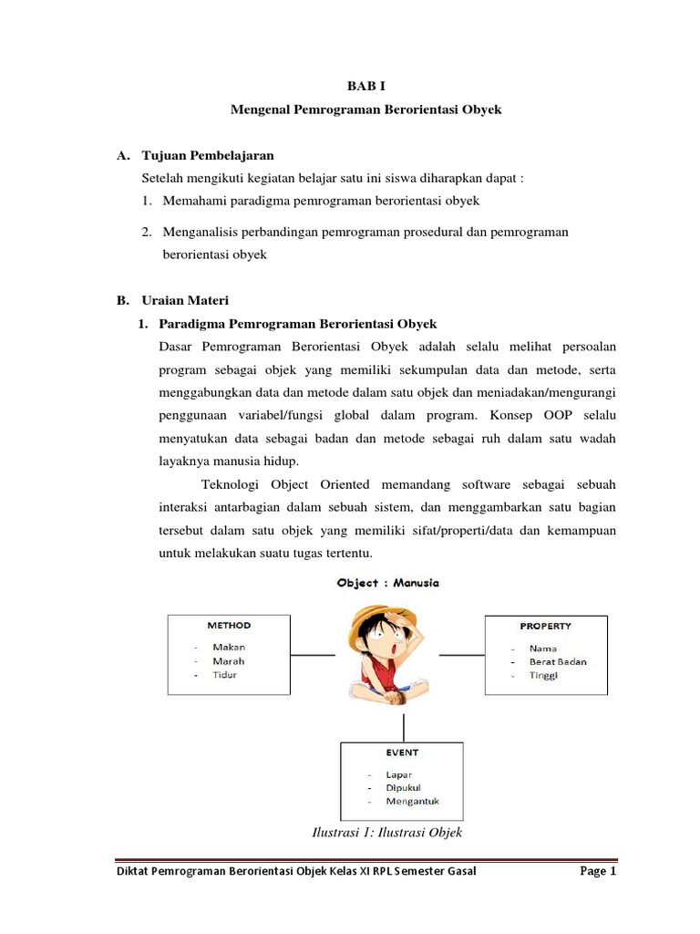 Modul Pbo Xi RPL | PDF