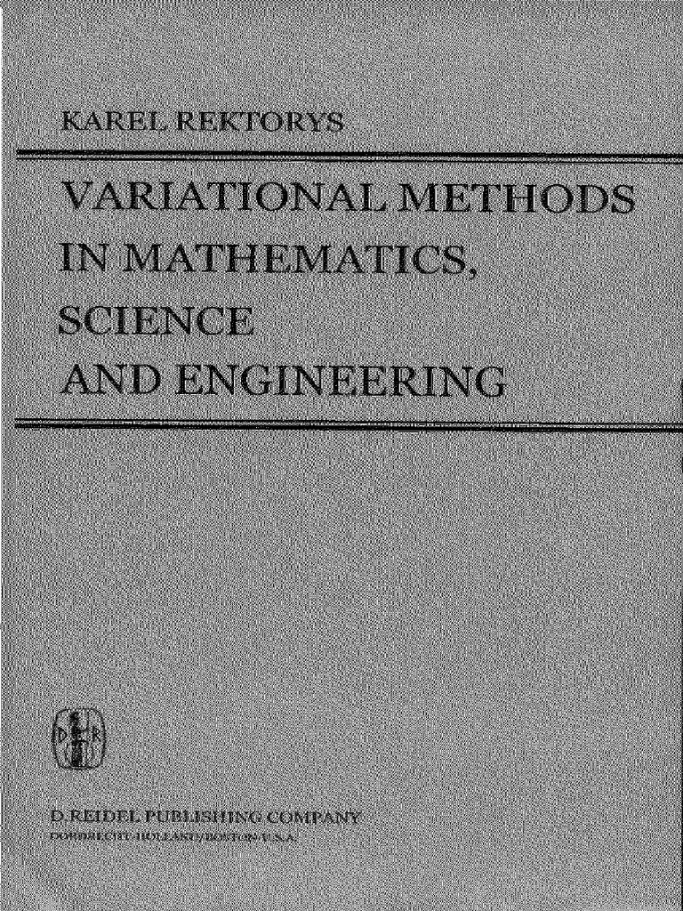 Variational Methods - Karel Rektorys PDF | PDF
