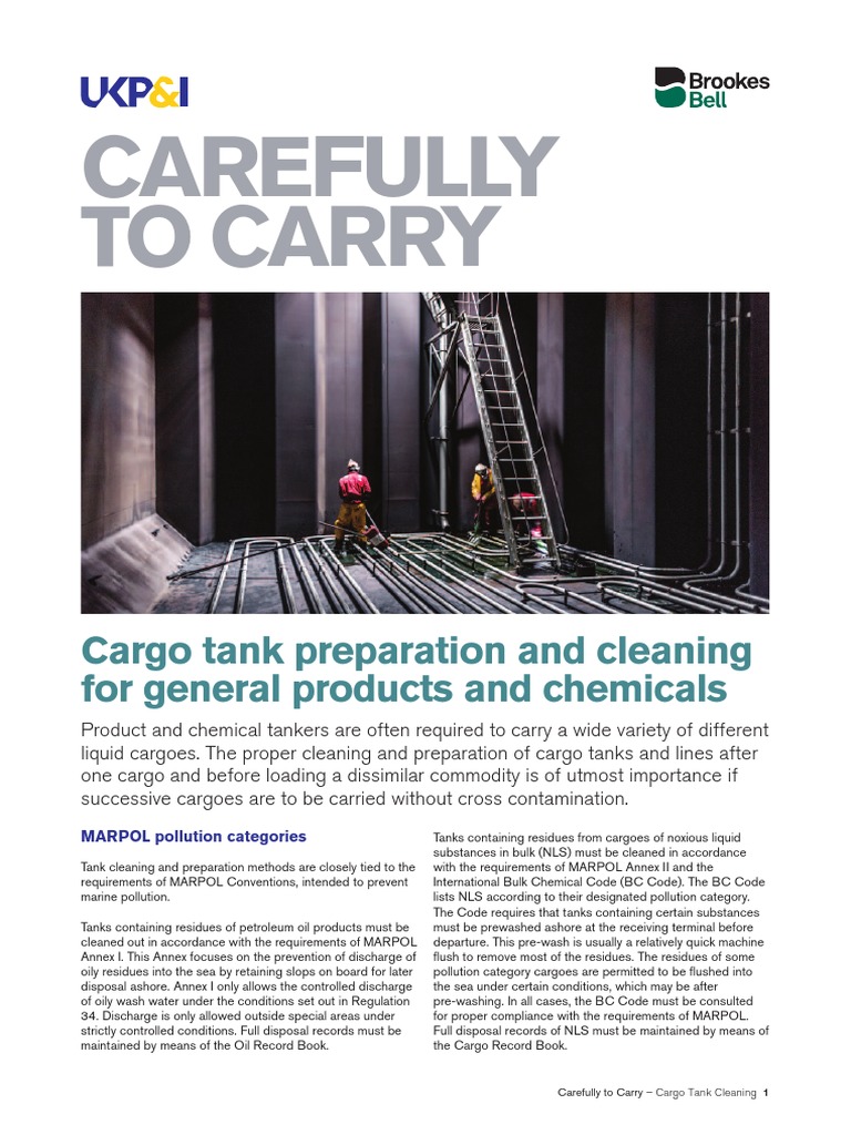 Tank Cleaning Methods for Chemical Carriers | PDF | Oil Tanker | Hvac
