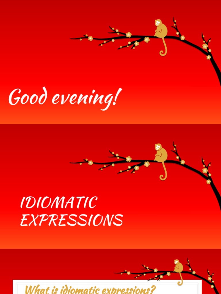 Idiomatic Expressions Explained | PDF | Idiom | Linguistics