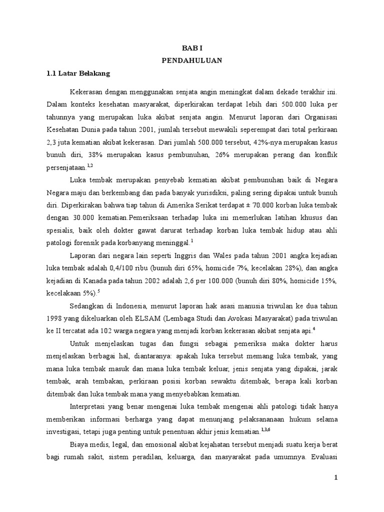Luka Tembak | PDF