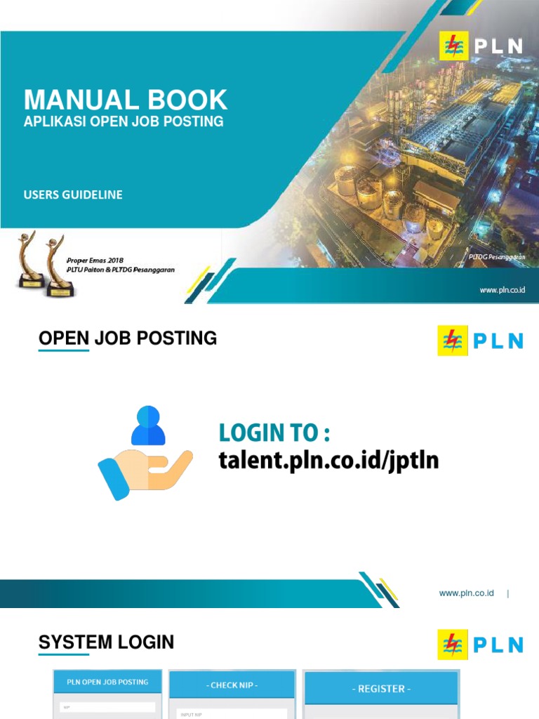 Manual Book: Aplikasi Open Job Posting | PDF