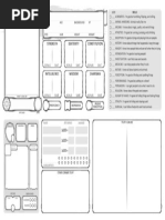 Kid Friendly Character Sheet A4 Colour | PDF